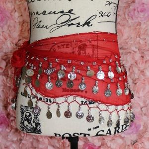 Skirts | 1pc Sequin Belly Dance Hip Scarf Skirt | Poshmark